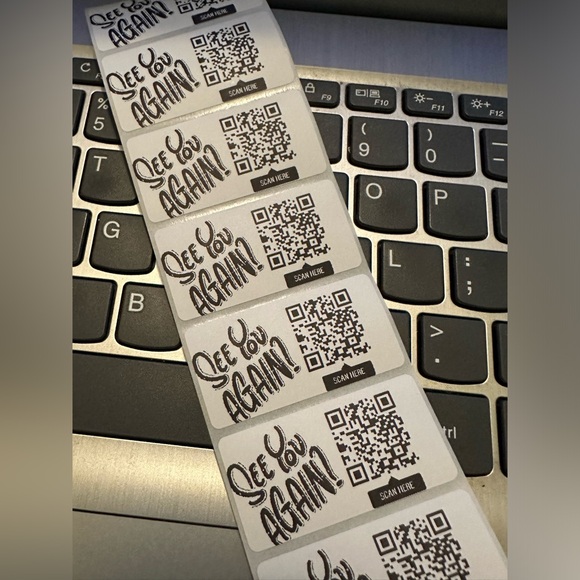 Office | Qr Code 3 Pack Sticker Label 2x1 See You Again Packaging Mailing Supplies | Poshmark
